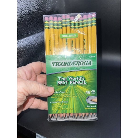 Ticonderoga | Office | Ticonderoga Number 2 Classic Yellow Pencil Wood ...